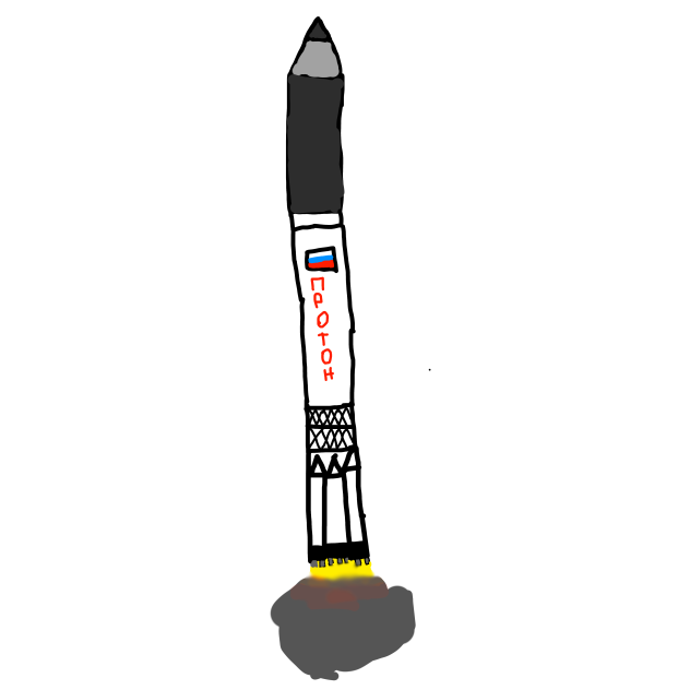 Proton rocket - ibisPaint