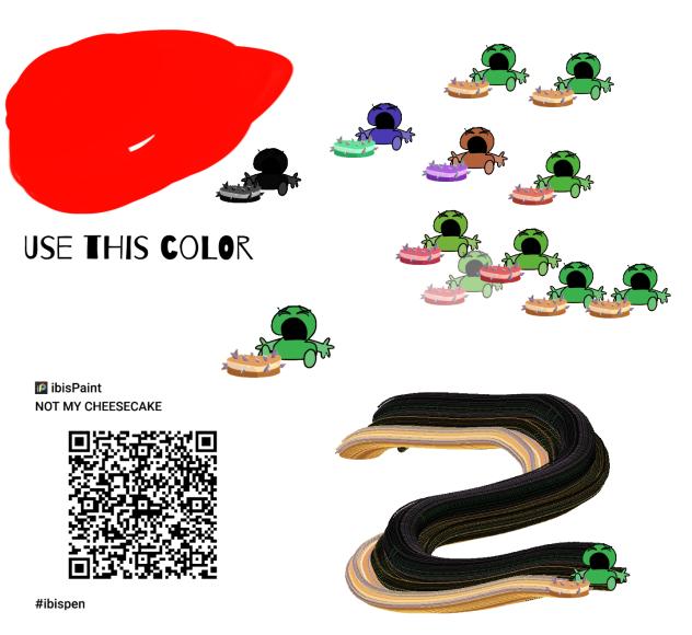 NOT MY CHEESECAKE - ibisPaint