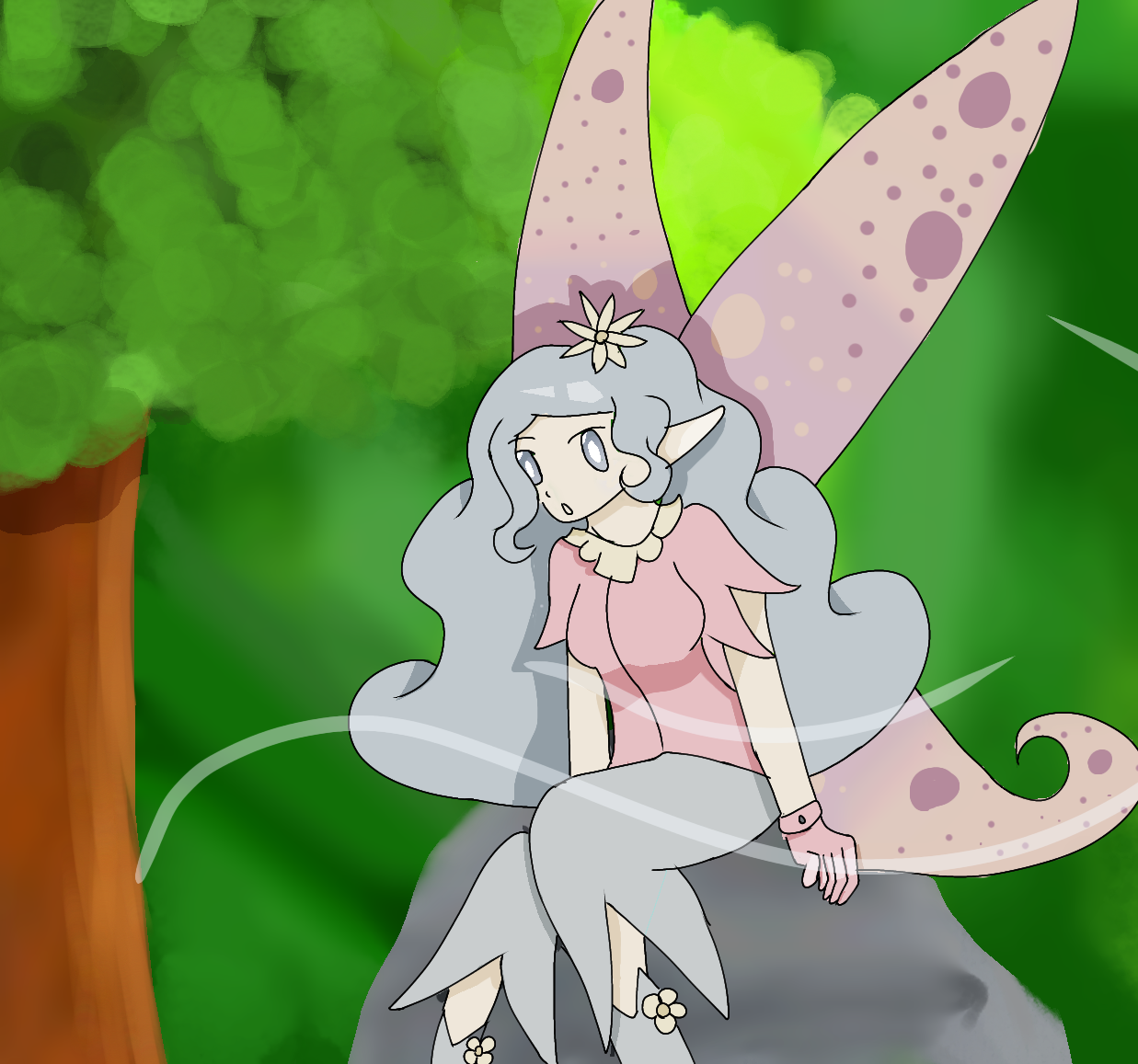 hada de cenizas (fuego) 🔥 - ibisPaint