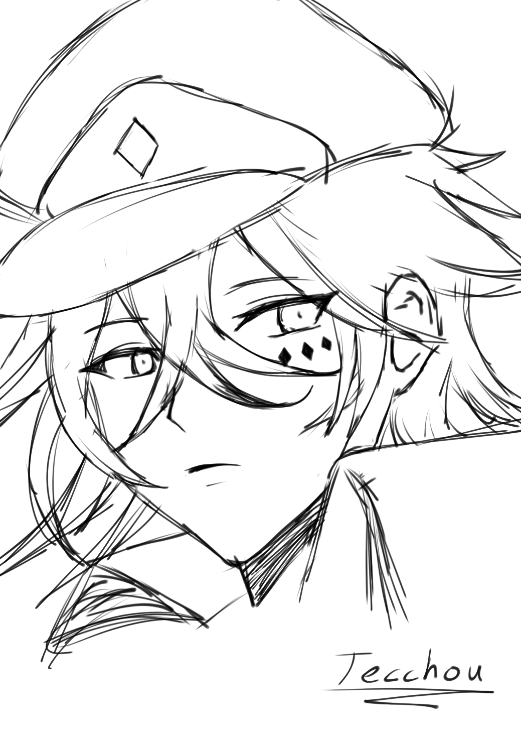 Tecchou sketch - ibisPaint