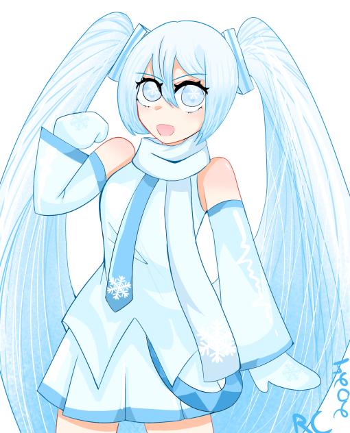 Snow Miku - ibisPaint