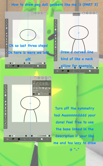 How to draw peg doll goobers like me (3) - ibisPaint
