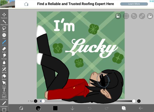 I’m so lucky lucky 🍀 - ibisPaint