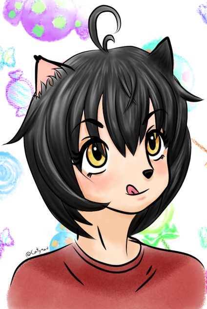 Luna La gata - ibisPaint
