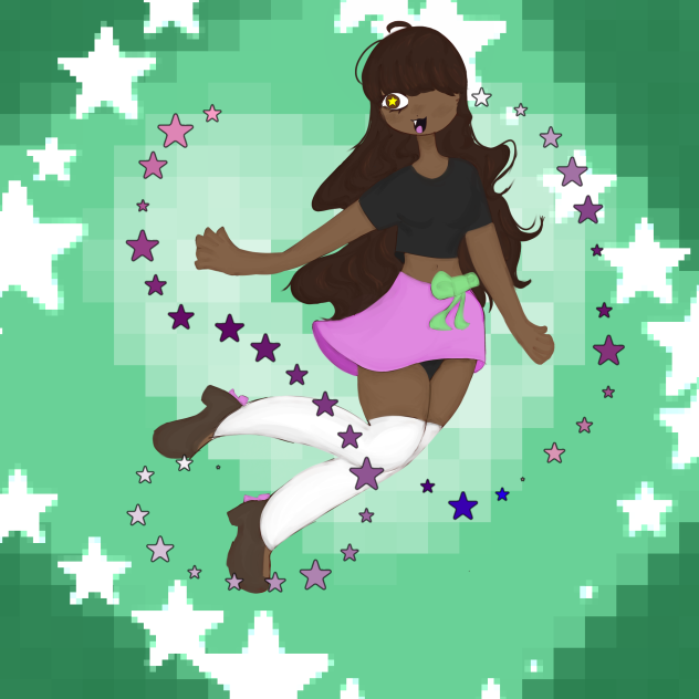 'kiss kiss fall in love!' ahh pose - ibisPaint