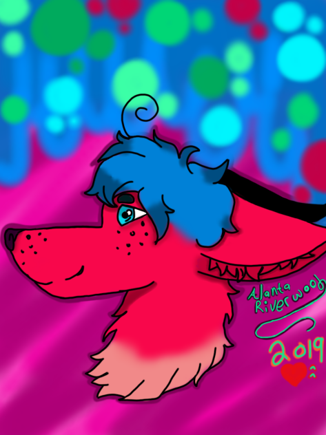 my wolf oc - ibisPaint