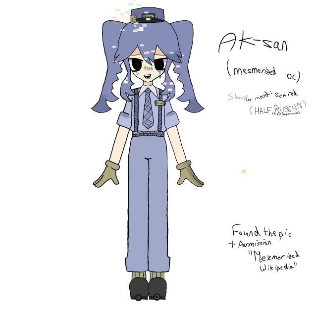 Ak-san mesmerized oc - finished - ibisPaint