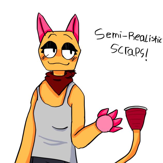 Semi realistic scraps - ibisPaint