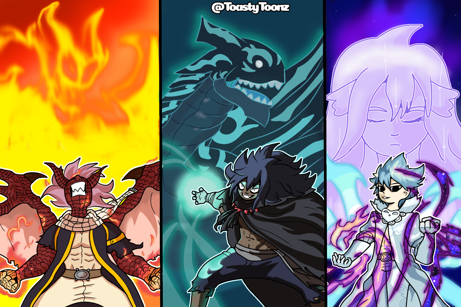 Fairy Tail Triple Threat! - ibisPaint