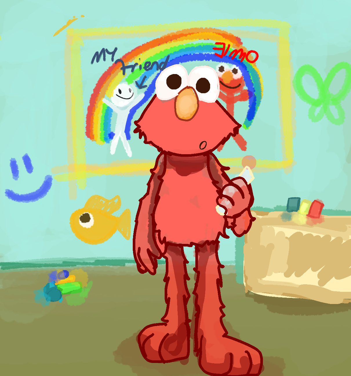 Elmo and U - ibisPaint