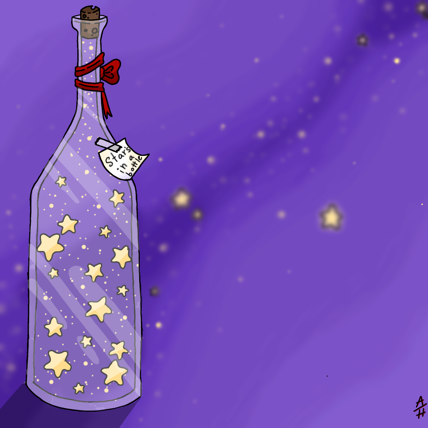 stars in a bottle - ibisPaint