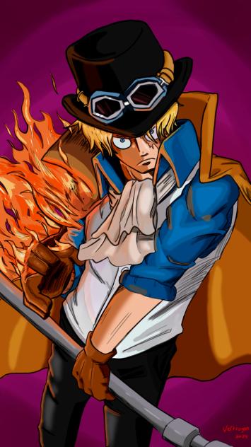 Sabo .D Flame Emperor fanart - ibisPaint
