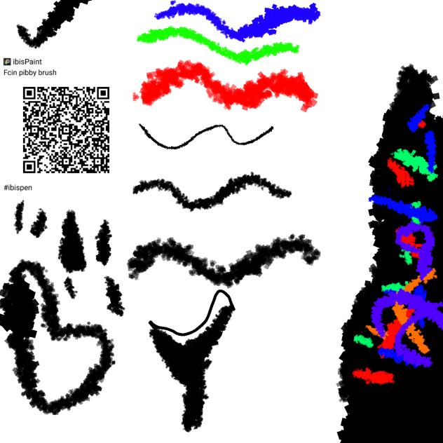 Pibby glitch brush - ibisPaint