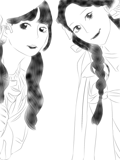 two girls - ibisPaint