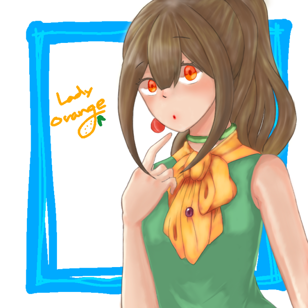 lady orange - ibisPaint