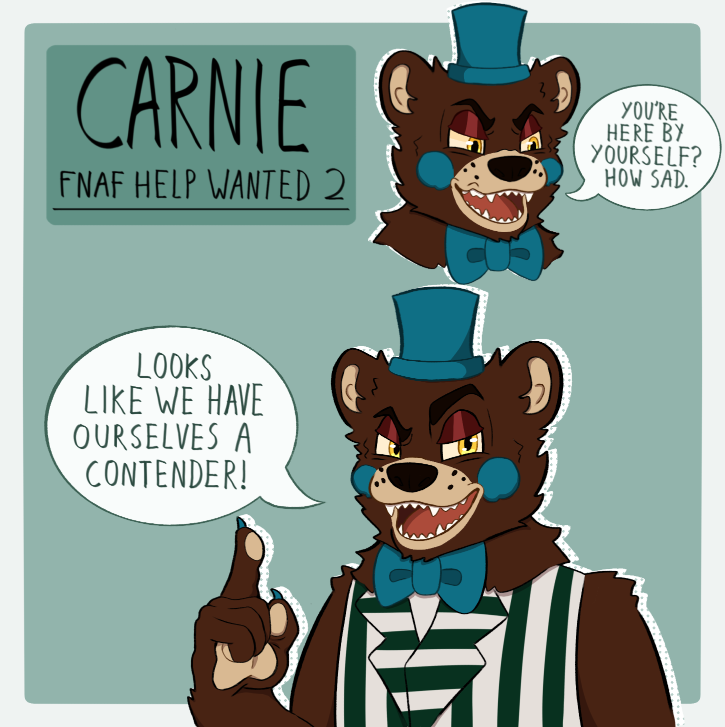 Carnie - FNaF Help Wanted 2 - ibisPaint