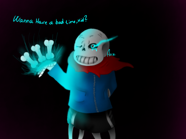 Undertale sans bad time - ibisPaint
