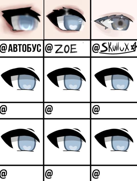 Gacha eye collab - ibisPaint