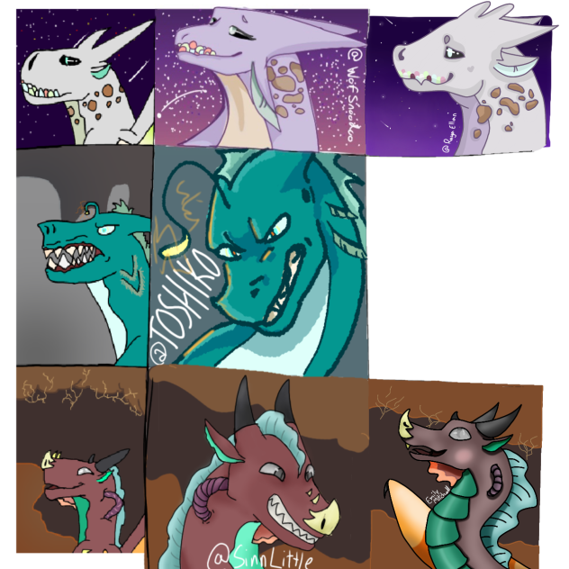 Idyd dragons - ibisPaint