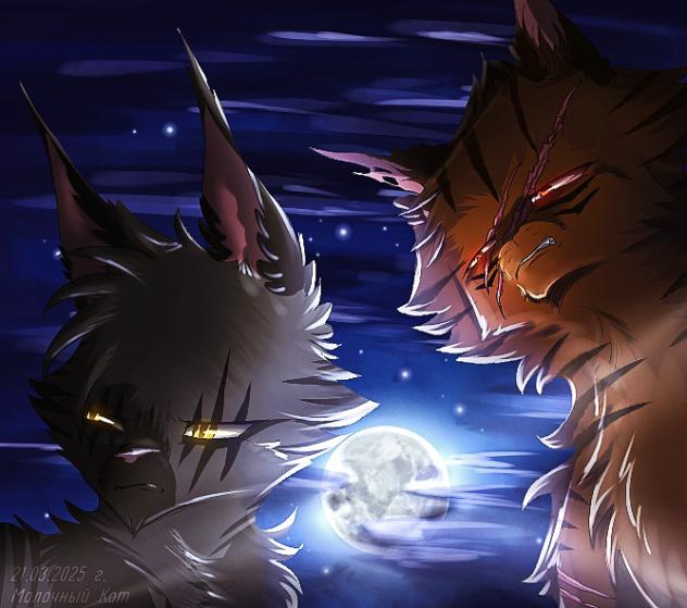 Darkstripe and Tigerstar - ibisPaint