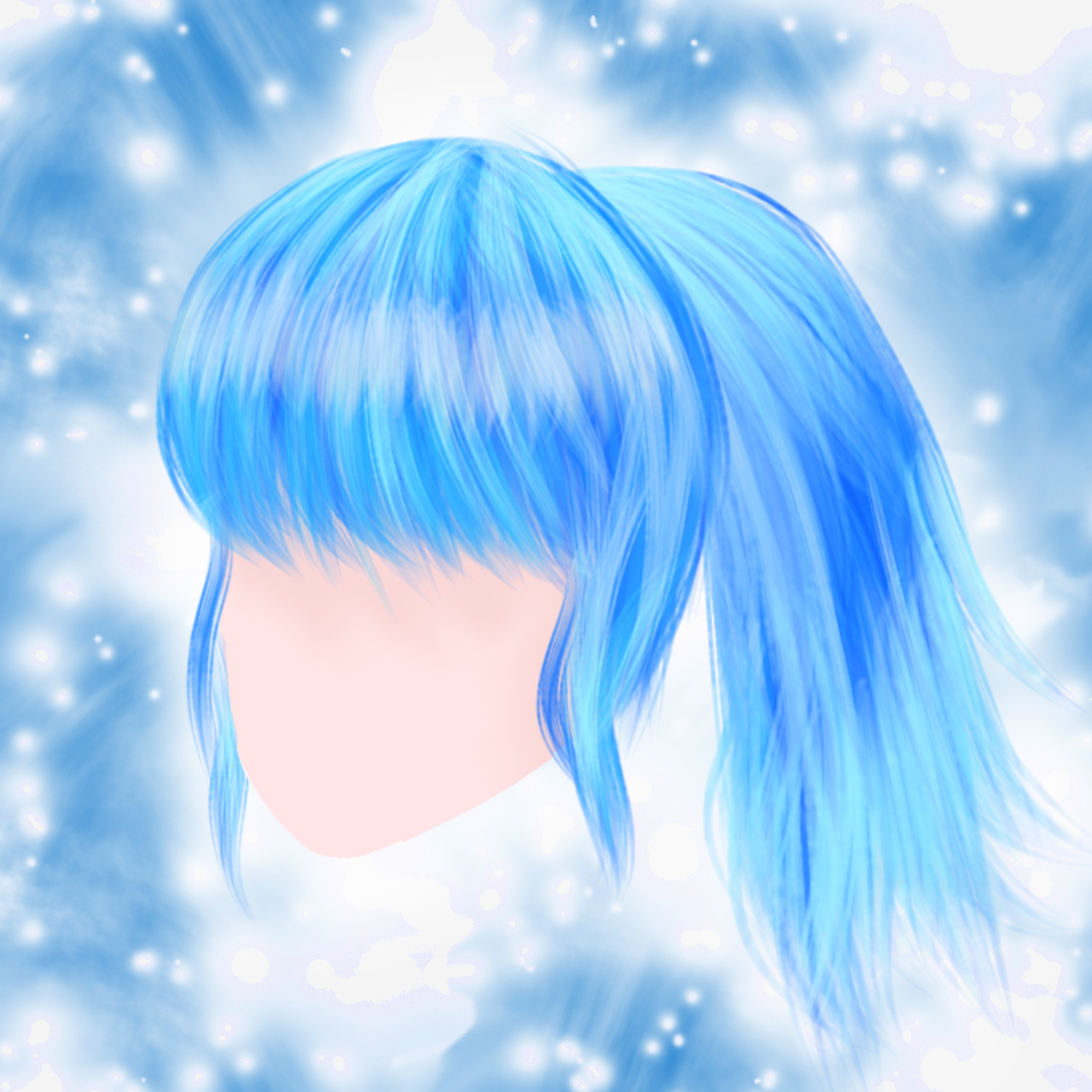 pony tail hair - ibisPaint