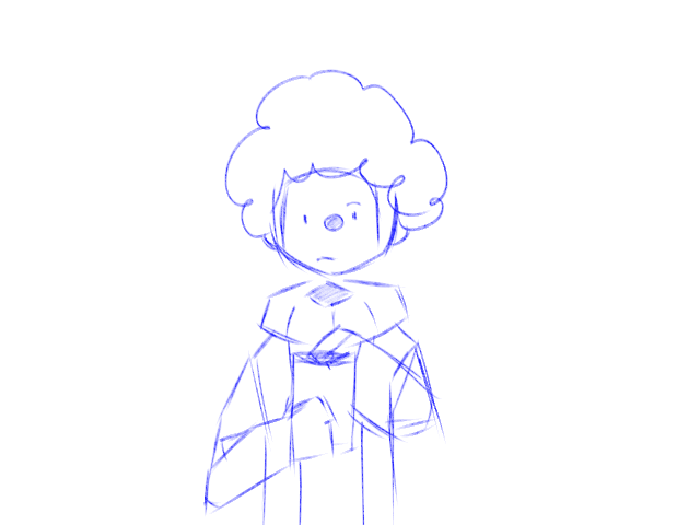 clown eating chips - ibisPaint