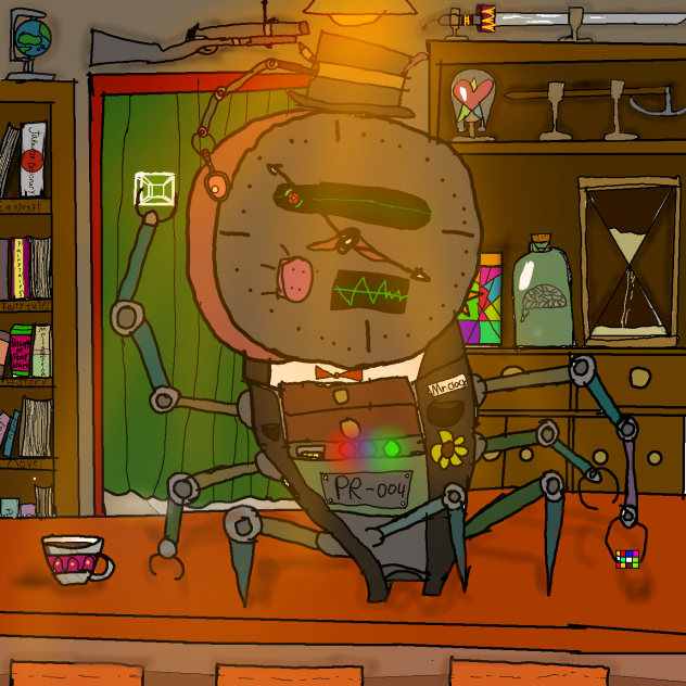 MR.clock the antique keeper - ibisPaint