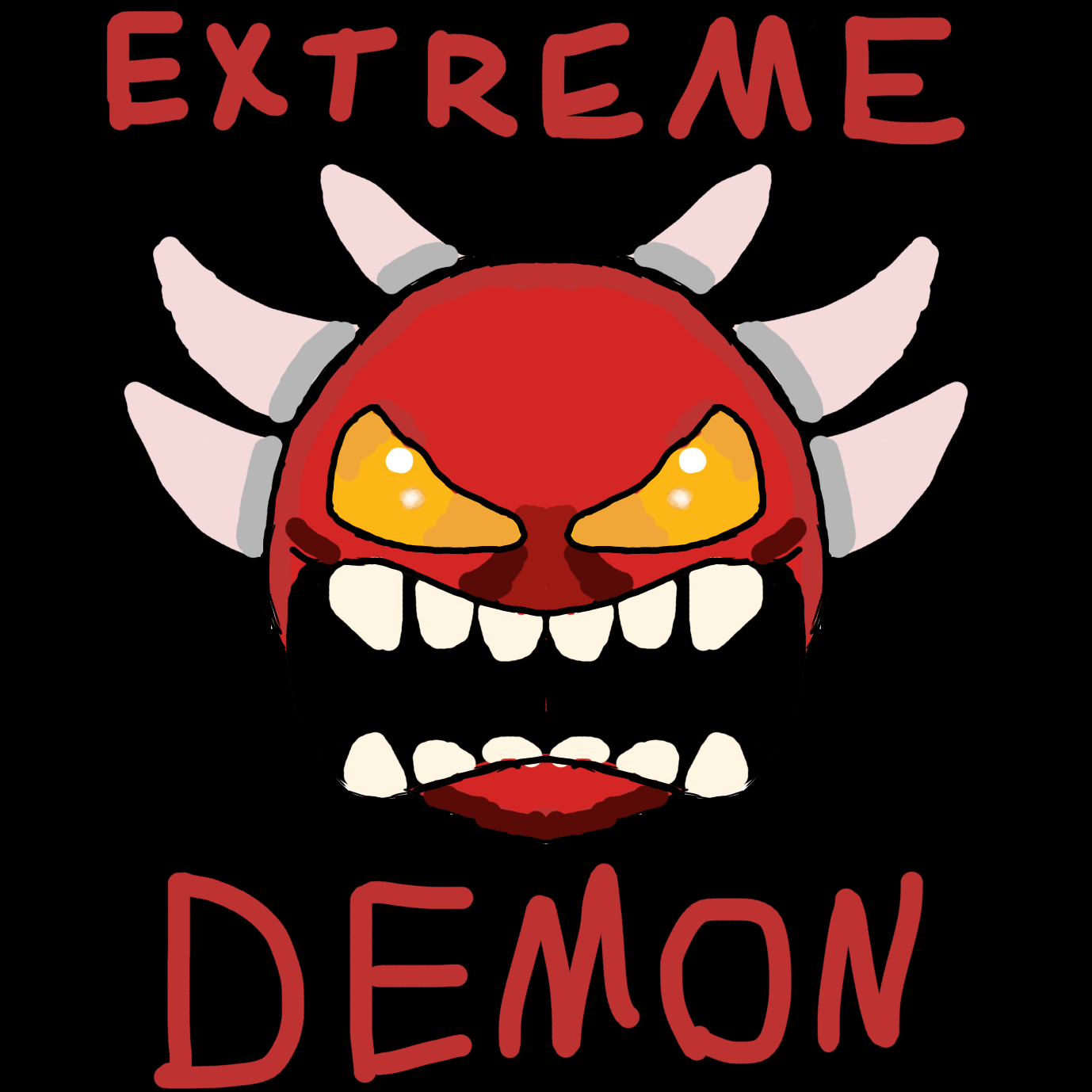 Geometry Dash extreme demon - ibisPaint