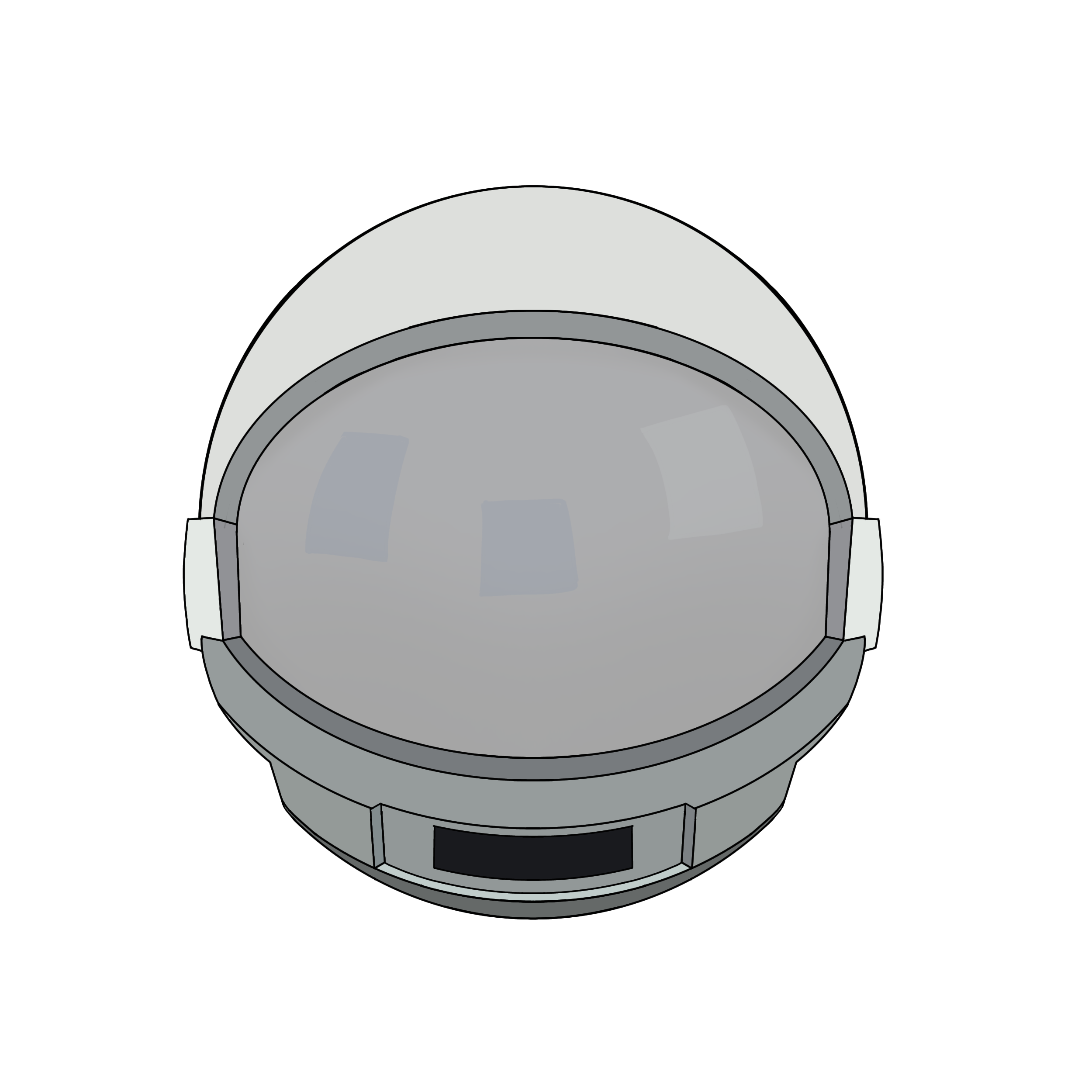 astronaut helmet - ibisPaint