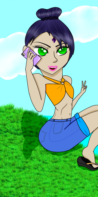Vivian of summertime - ibisPaint