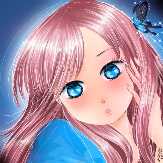 La vie en bleu 🦋 青いでの生活 - ibisPaint