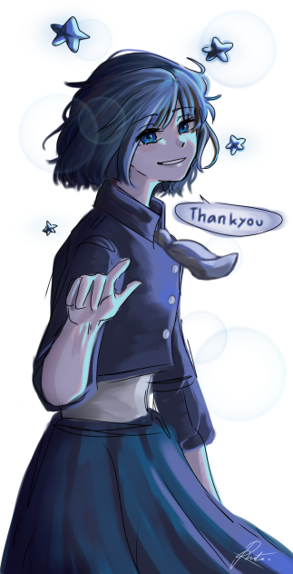 my oc cosplaying jujutsu kaisen - ibisPaint