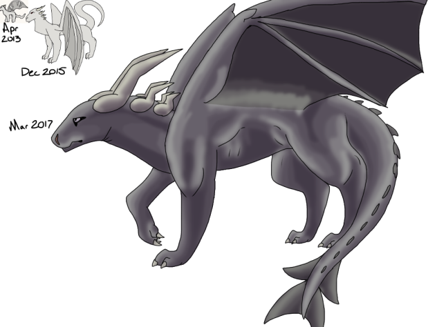 Redraw dragon - ibisPaint