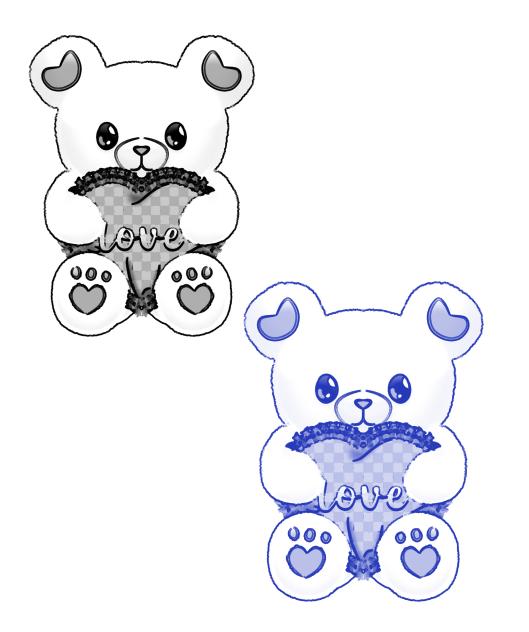 Love Bear Ballpen - ibisPaint