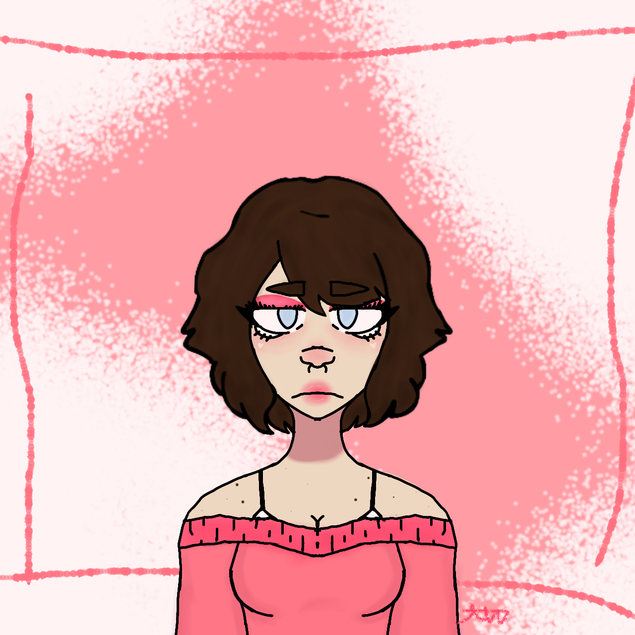 upset bimbo - ibisPaint