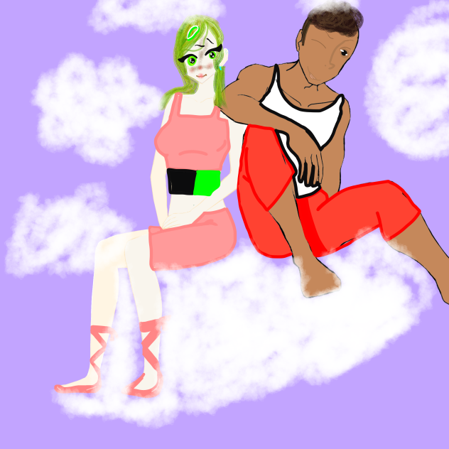 Jòsh and Zamilia to sky! - ibisPaint