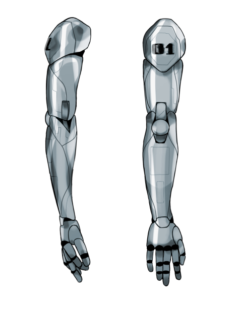 cyber arms (front,side) - ibisPaint