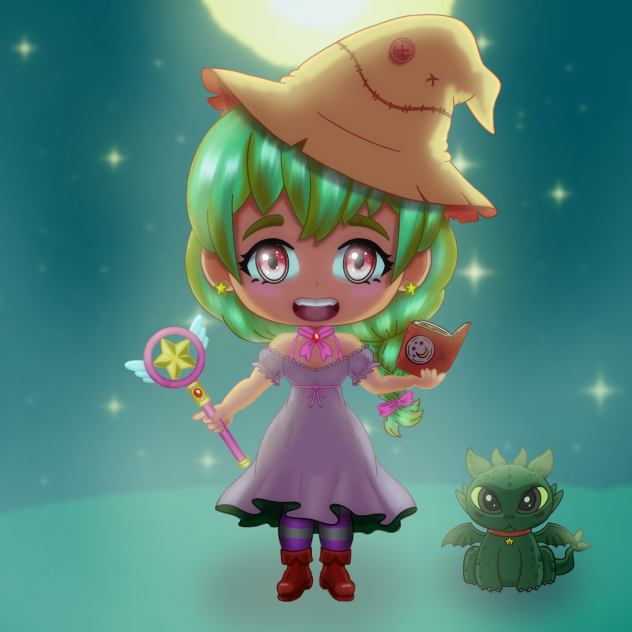 Arte da bruxinha - ibisPaint