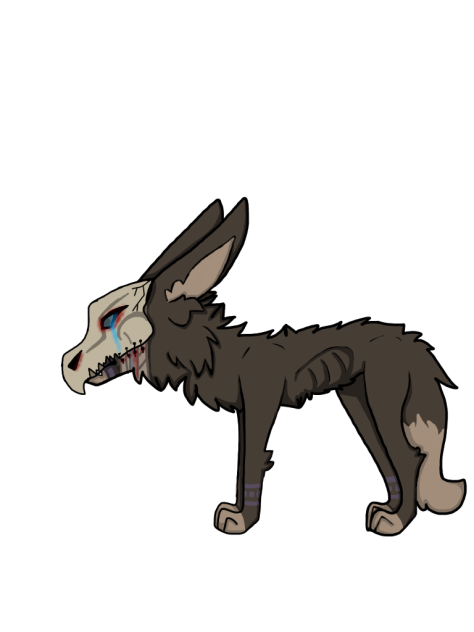 faceless wolf (speed art) - ibisPaint
