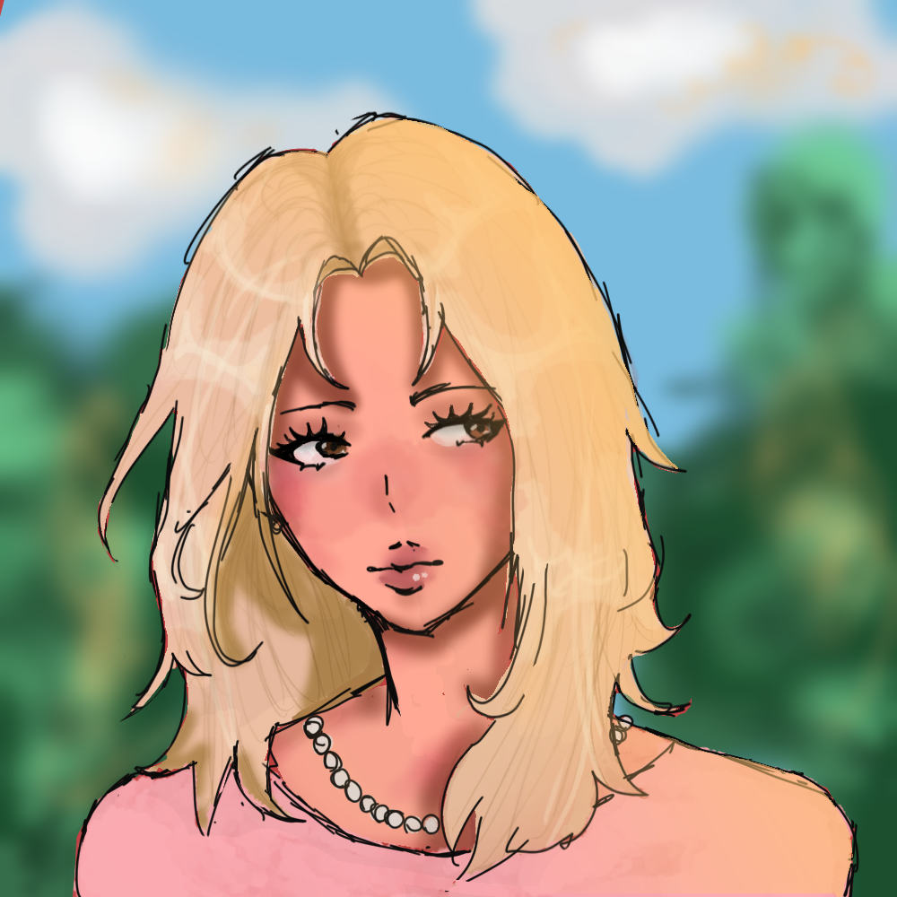 Golden hair - ibisPaint