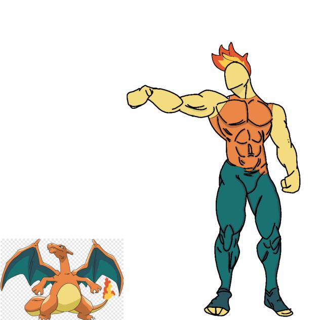 Charizard human - ibisPaint