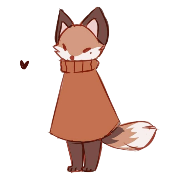 Cute walking fox - ibisPaint