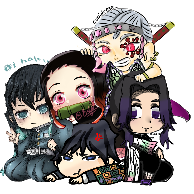 Demon slayer collab - ibisPaint