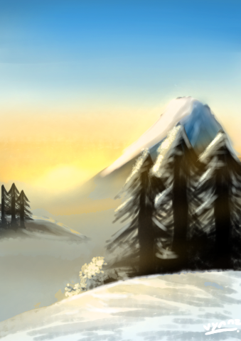 Mount Fuji - ibisPaint