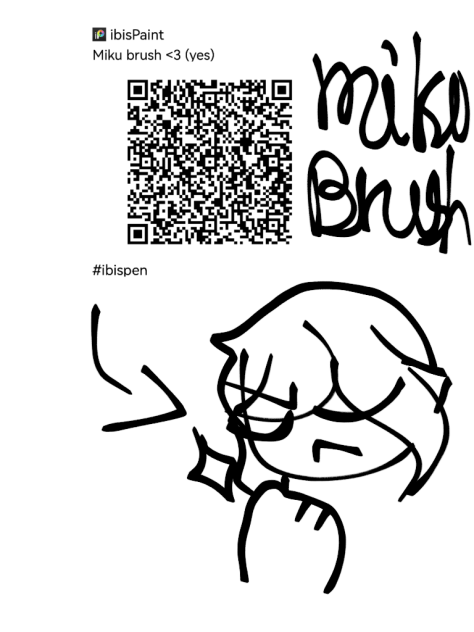 Miku brush (yes) - ibisPaint