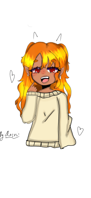 lava girl - ibisPaint