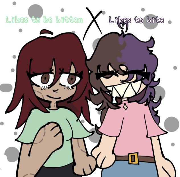 Likes to be bitten X Likes to bite - ibisPaint