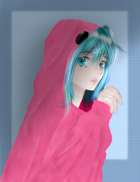 pink ghost Trixie - ibisPaint