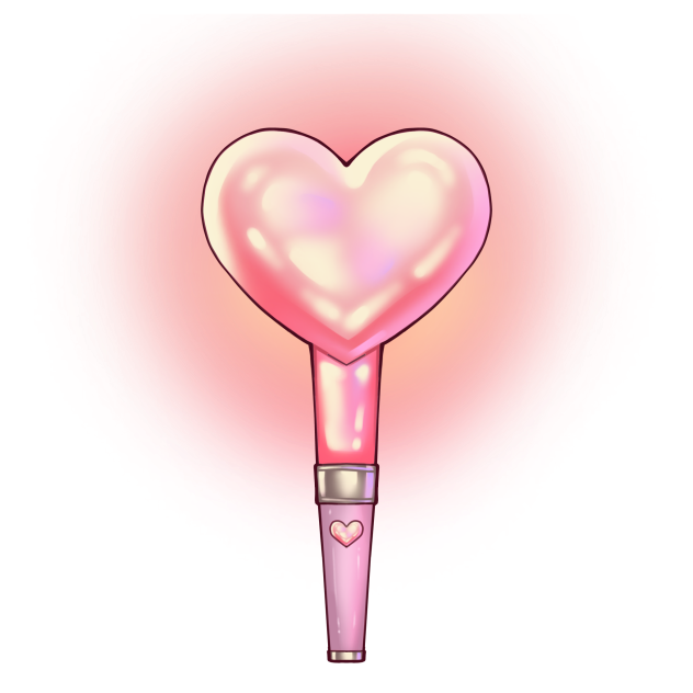heart light stick - ibisPaint