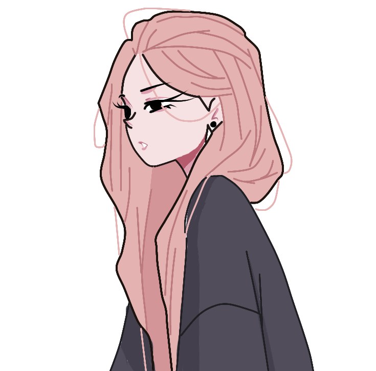 mirada a la nada 😃 - ibisPaint